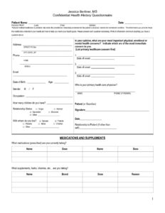 Nutritional Patient Intake Form - Focus Physical Therapy and Wellness